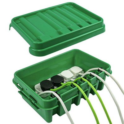 Outdoor Weatherproof Electrical Enclosures Masterplug Green IP54