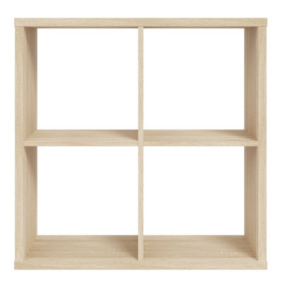 Driftstone 4-Cube Bookshelf Storage Unit - Artisan Oak Effect