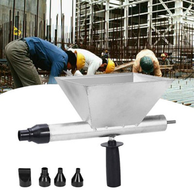 Drill-Powered Mortar & Grouting Gun Kit for Brickwork Pointing & Tile ...