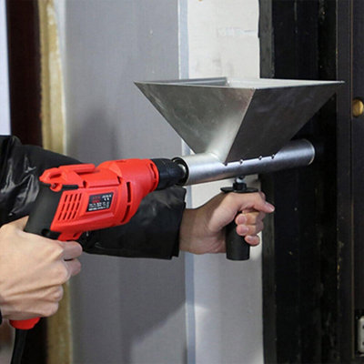 Drill-Powered Mortar & Grouting Gun Kit for Brickwork Pointing & Tile ...