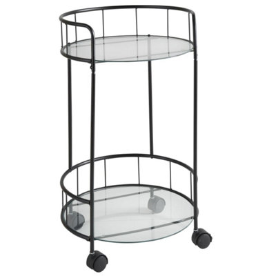 Drinks Trolley Kitchen Island Bar Cart Trolley Serving Trolleys With ...