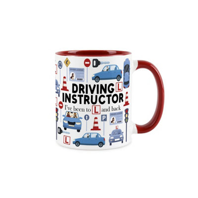 Driving Instructor Mug - Humourous Learner Driver Trades Funny Novelty ...