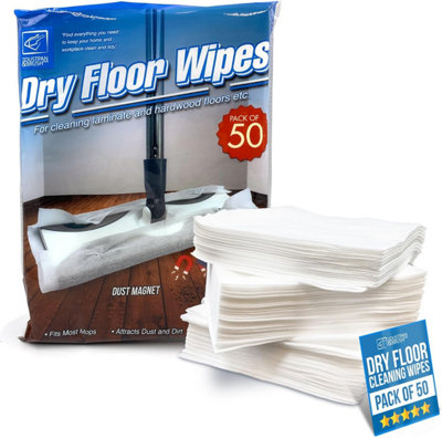 Dry Floor Cleaning Wipes for Static Floor Mops - Compatible with Flash Mop