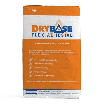 Drybase Flex Adhesive (100 x 10kg) - For Fixing Drybase Flex Membrane ...
