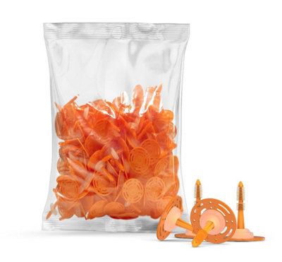 Drybase Plaster Membrane Plugs & Seals (x150) - 60mm Fixings for Brick ...