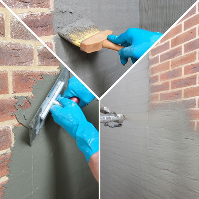 Drybase TS Plus Tanking Slurry (20kg Grey) - Damp-Proof Coating for ...