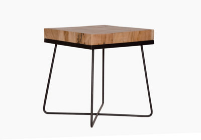 Drys Solid Acacia Wood Side/End Table