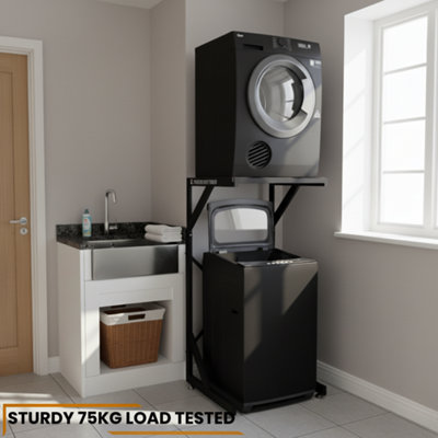 DS Dryerstands Adjustable, Universal Freestanding Tumble Dryer Stacking ...