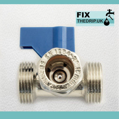 DUAL APPLIANCE VALVE 15mm tee with isolating valve for two appliances