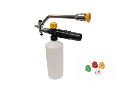 Dual Connector Lance C/W Snow Foam Lance & 4 Nozzles 11.6 mm 1/4" Quick ...