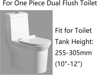 Dual flush toilet valve, fill valve, push button, integrated toilet ...