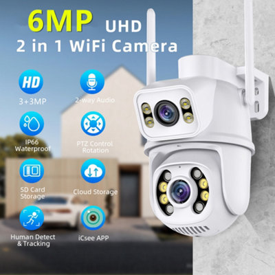 Dual Lens PTZ Camera: 4MP/8MP/4K, AI Human Detection, Auto Tracking ...