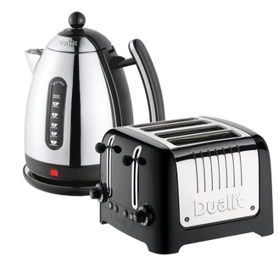 Dualit 4 Slice Toaster & 1.5 Litre Kettle High Gloss LITE Breakfast Set ...