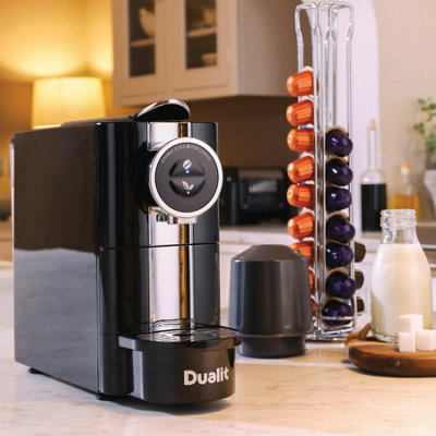 Dualit Café' Plus Capsule Machine & Ecorpess Breakfast Set