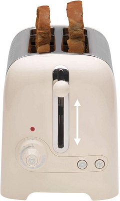 Dualit Lite 2 Slot Toaster 26202 - Cream Gloss