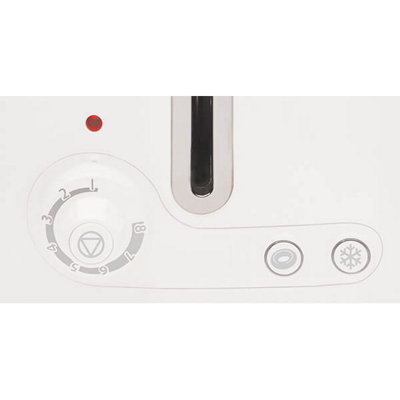 Dualit Lite 2 Slot Toaster White Gloss