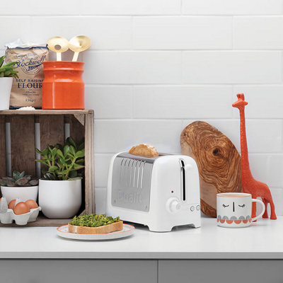 Dualit Lite 2 Slot Toaster White Gloss