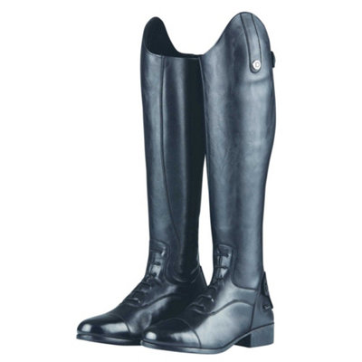 Dublin Childrens/Kids Arderin Tall Leather Field Boots Black (3 UK ...
