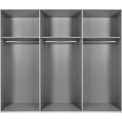 DUBLIN grey 3 Door Sliding Wardrobe