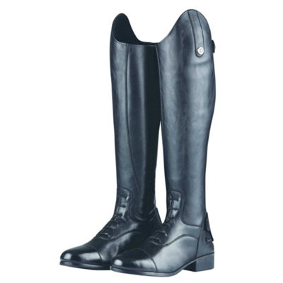 Dublin Womens/Ladies Arderin Tall Leather Field Boots Black (5 UK ...