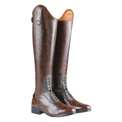 Dublin Womens/Ladies Galtymore Tall Leather Field Boots Brown (5 UK ...