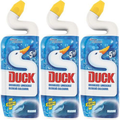 Duck Toilet Liquid Cleaner Marine 750ml (Pack of 3) | DIY at B&Q