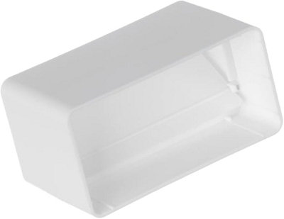 DUCT CONNECTOR WITH NON-RETURN DAMPER FLAP 110X55MM, STRAIGHT JOINT ...