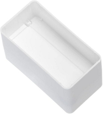 DUCT CONNECTOR WITH NON-RETURN DAMPER FLAP 110X55MM, STRAIGHT JOINT ...