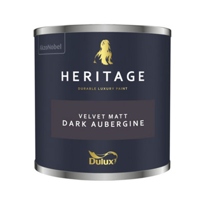 Dulux Heritage Velvet Matt - 125ml Tester Pot - Dark Aubergine