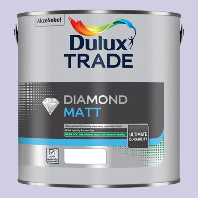 Dulux Trade Diamond Matt Emulsion Gentle Lavender 2.5Ltr