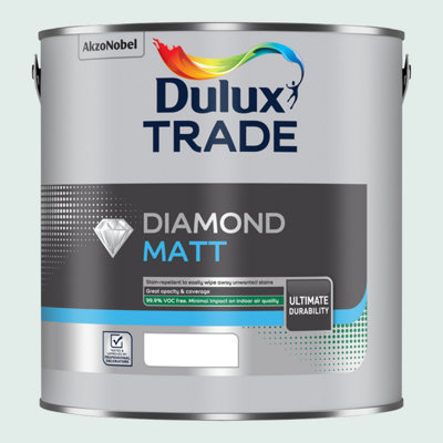 Dulux Trade Diamond Matt Emulsion Jade White 2.5Ltr