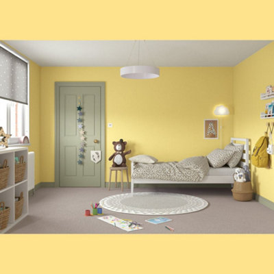 Dulux Trade Diamond Matt Emulsion Lemon Pie 2.5Ltr