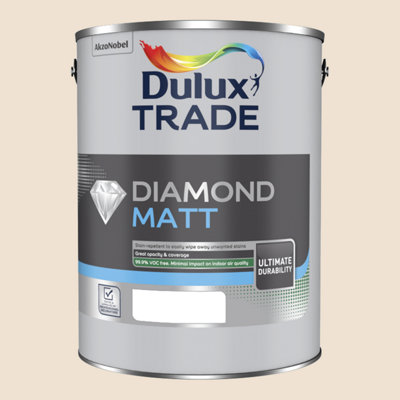 Dulux Trade Diamond Matt Emulsion Natural Wicker 5Ltr