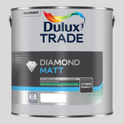 DULUX TRADE DIAMOND MATT EMULSION POLISHED PEBBLE 2.5LTR