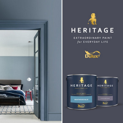 Dulux Trade Heritage Velvet Matt Linen White 1L