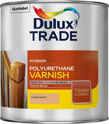DULUX TRADE POLYURETHANE VARNISH - MATT - 2.5L