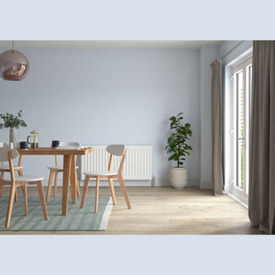 DULUX TRADE VINYL MATT EMULSION BLUEBERRY WHITE 2.5LTR