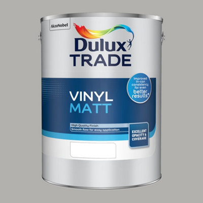 Dulux Trade Vinyl Matt Emulsion Goosewing 5Ltr