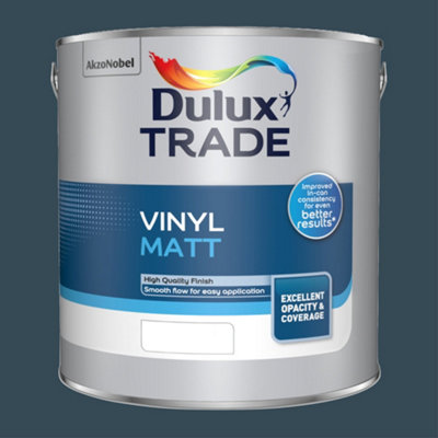 DULUX TRADE VINYL MATT EMULSION INKWELL 2.5LTR