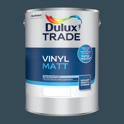 Dulux Trade Vinyl Matt Emulsion Inkwell 5Ltr