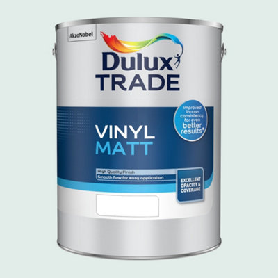 Dulux Trade Vinyl Matt Emulsion Jade White 5Ltr