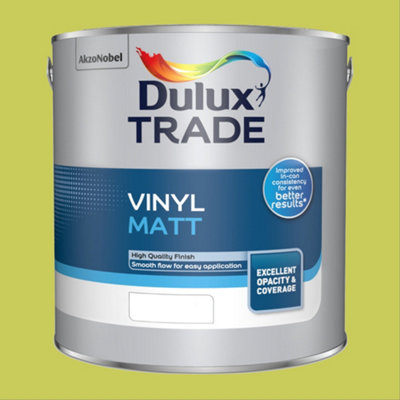 Dulux Trade Vinyl Matt Emulsion Luscious Lime 2.5Ltr