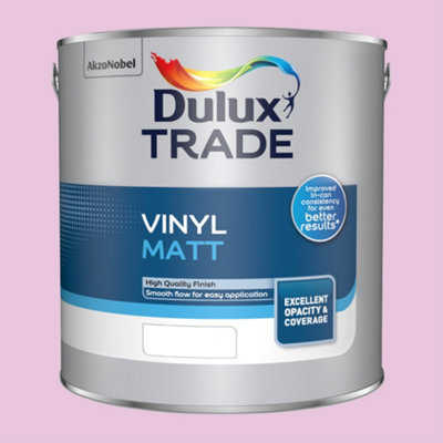 Dulux Trade Vinyl Matt Emulsion Sweet Pink 2.5Ltr