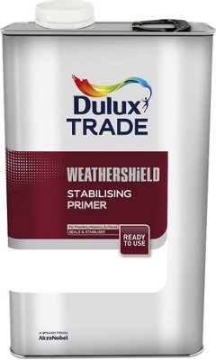 Dulux Trade Weathershield Stabilising Primer - 5L | DIY at B&Q