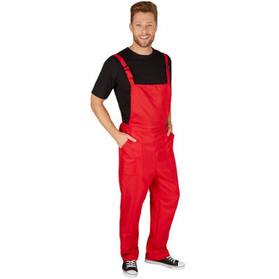Dungarees - unisex, various sizes and colours- S - red