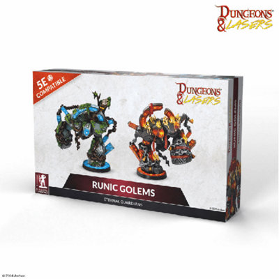 Dungeons and Lasers: Runic Golems - Brand New and Sealed