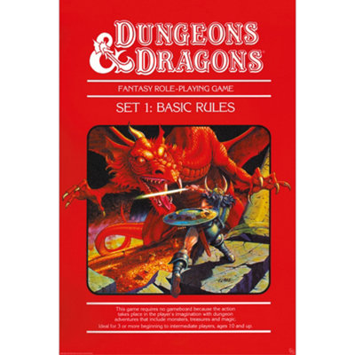 Dungeons & Dragons Basic Rules 61 x 91.5cm Maxi Poster