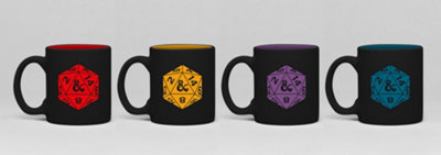Dungeons & Dragons D20 Set of 4 Espresso Mugs at B&Q