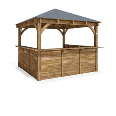 Diy Beer Garden Gazebo Dunster House Garden Bar Gazebo 3m X 3m Utopia