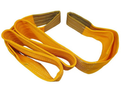 Duplex Web Sling 12 Ton 4 Metre (12T 4M 300MM Width Orange Strap Hoist Lifting 12000KG)